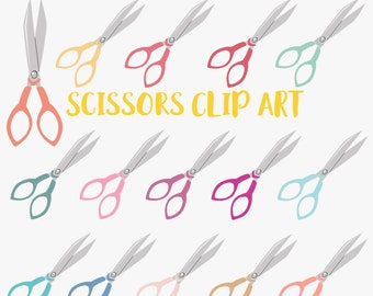 Scissors clip art | Etsy
