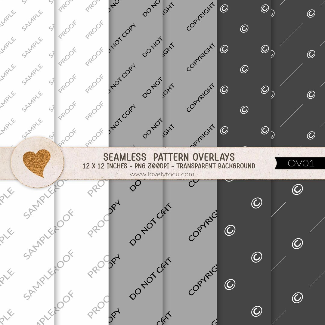 Watermark Grid Overlay, Protect Your Designs, Transparent PNG ...