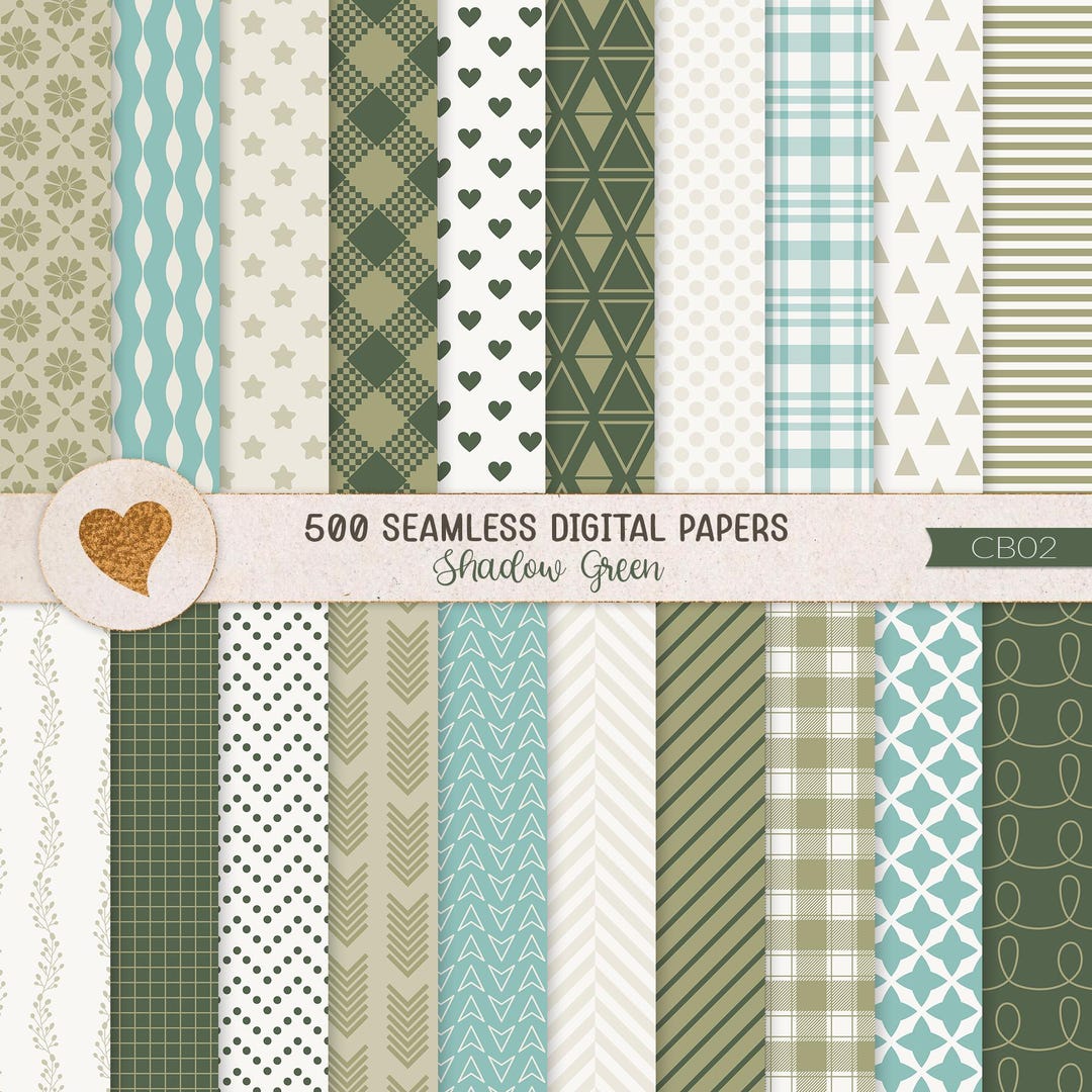 BUNDLE: 500 Seamless Digital Papers, Scrapbook Paper - CB02 - Etsy