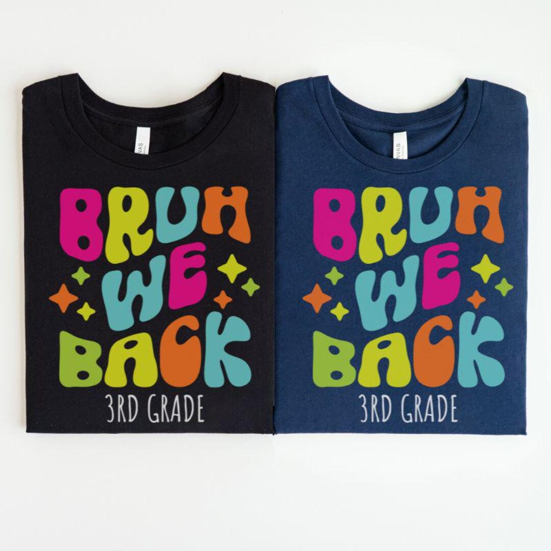 Third Grade Shirt Kids Back to School Gift 3rd Grade T-shirt First Day ...