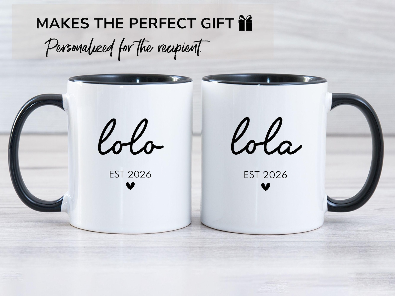 Lolo and Lola Mug Set Filipino Grandparents Pregnancy Announcement Gift ...