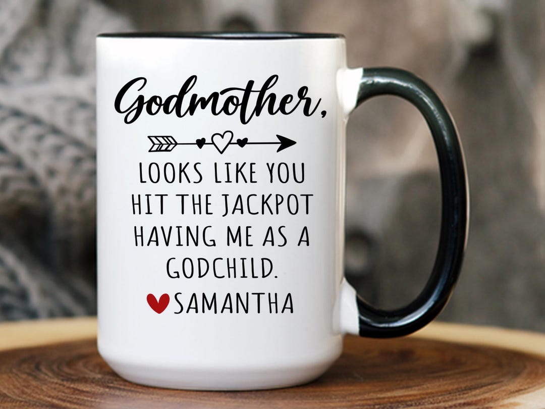 Personalized Godmother Gift Funny Godmom Mother's Day Mug From Godchild ...