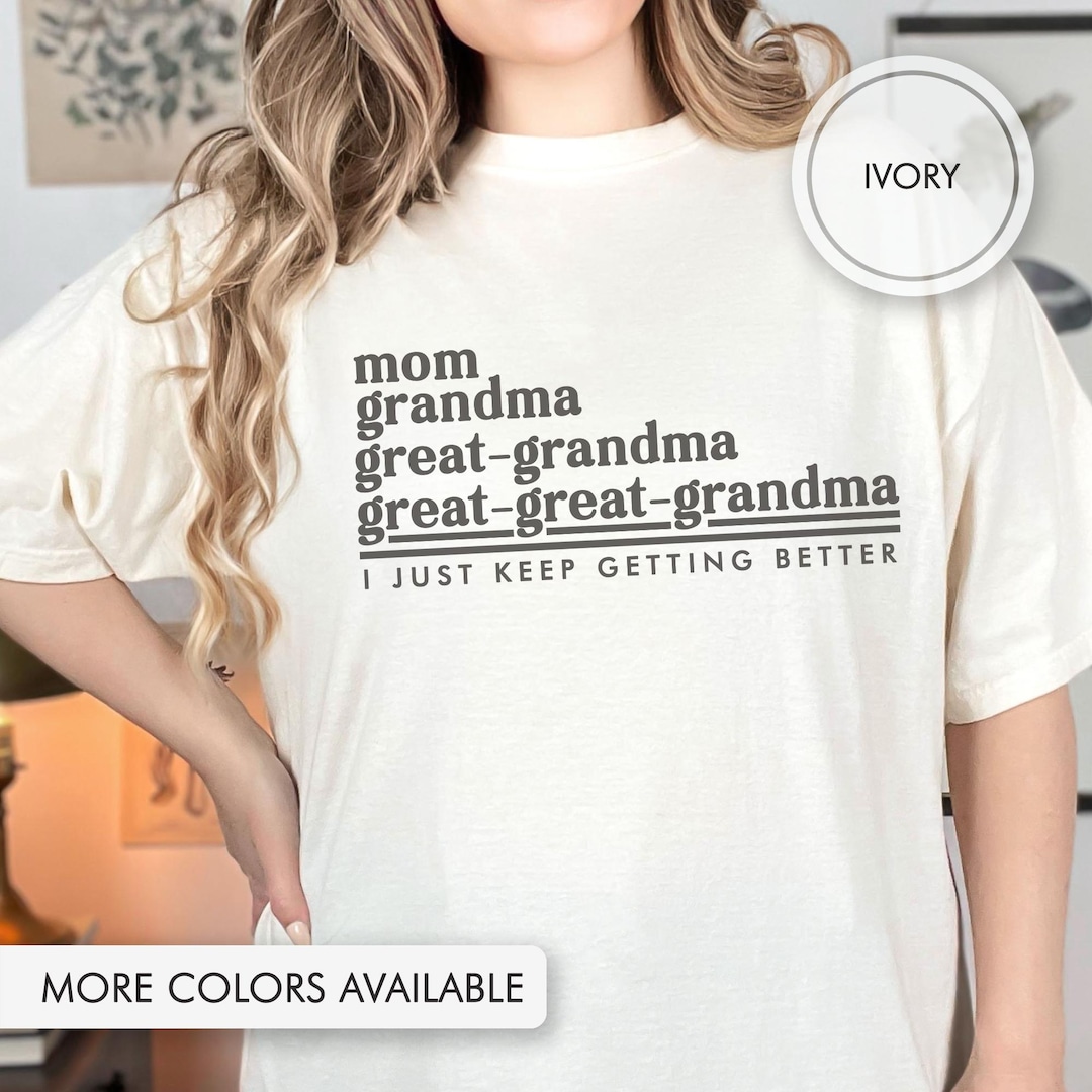 Great-great Grandma Shirt New Grandmother Gift Baby Reveal to ...