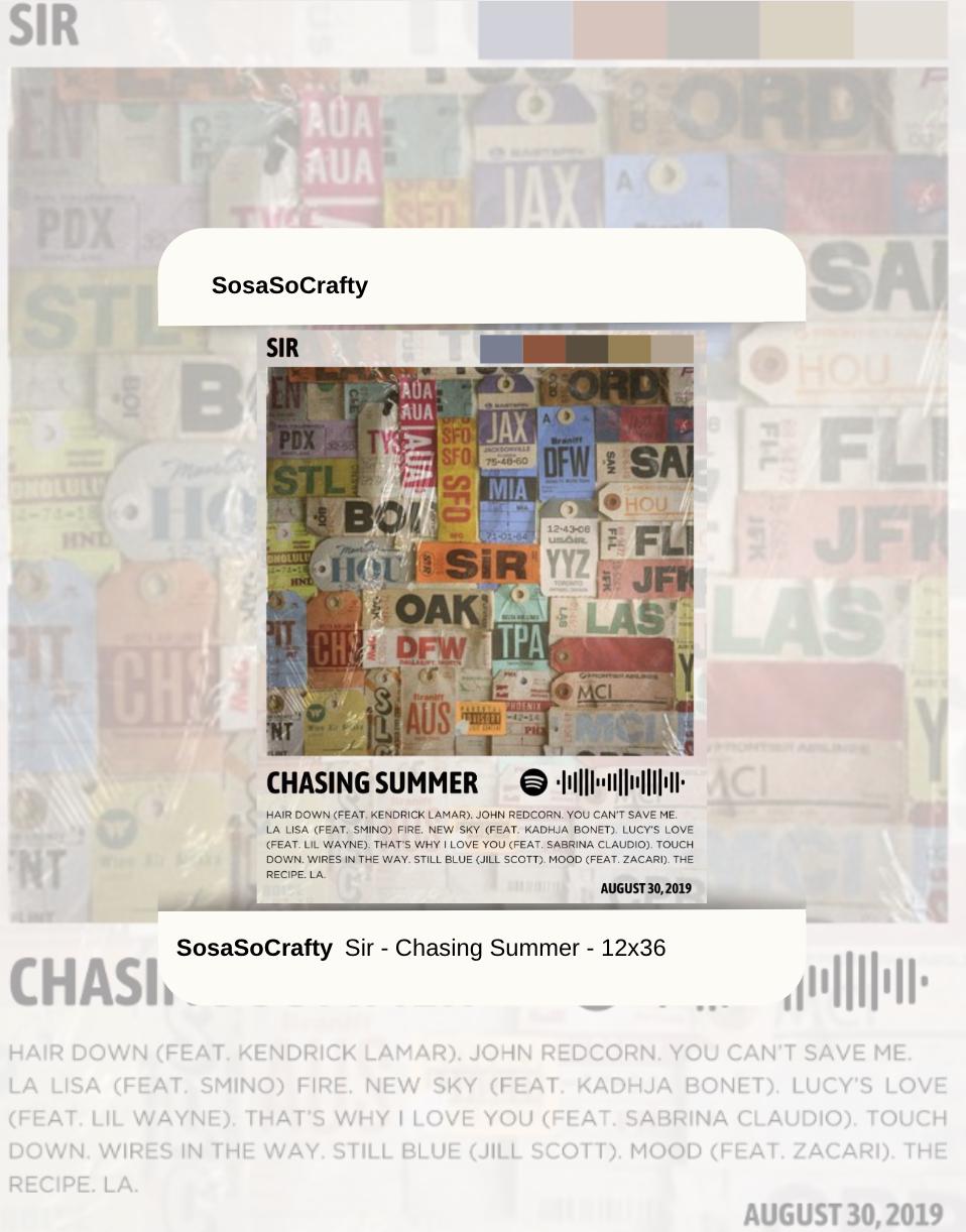Custom Digital Album Cover Poster | Printable Music Art | Personalized ...