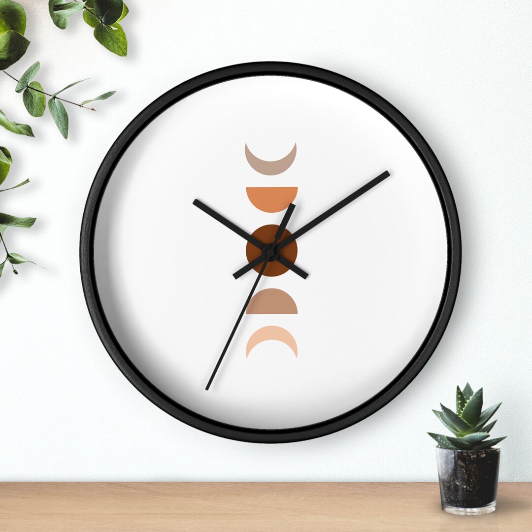 Moon Phase Wall Clock - Etsy