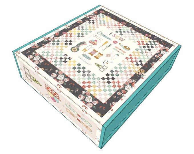 I SEW Panel Quilt Kit by Minki Kim – Complete DIY Quilt Kit With Panel ...