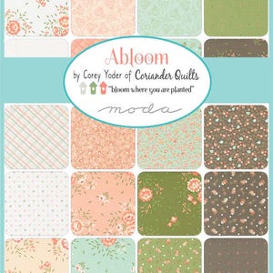 Abloom by Corey Yoder - Mini Charm Pack - Moda Fabrics - Etsy