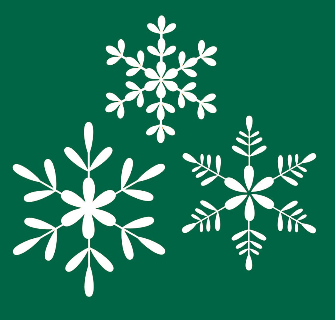 Christmas Digital Clipart. Snowflake Clip Art. Photoshop Brushes ...