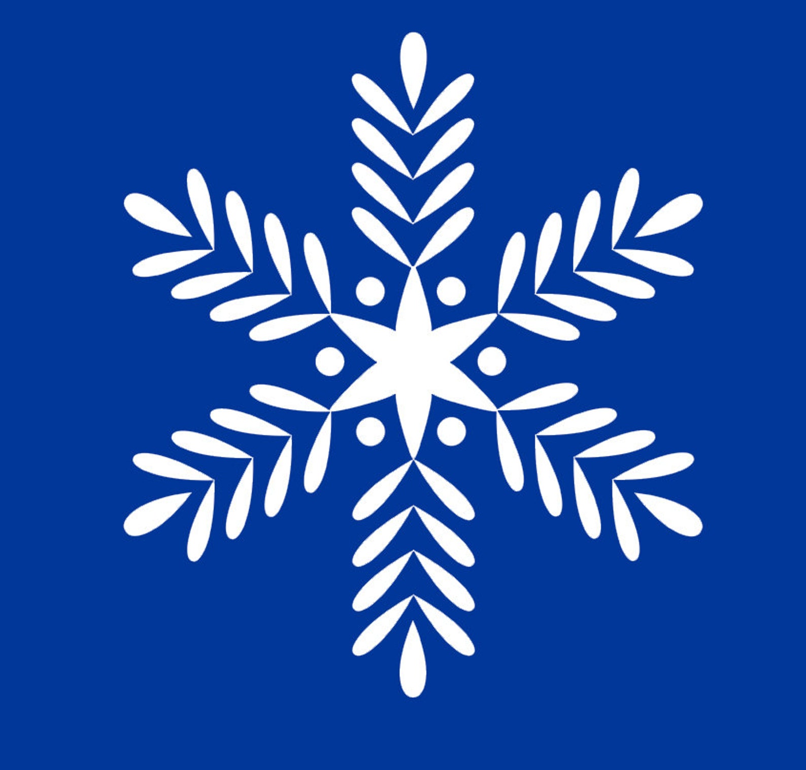 Christmas Digital Clipart. Snowflake Clip Art. Photoshop Brushes ...