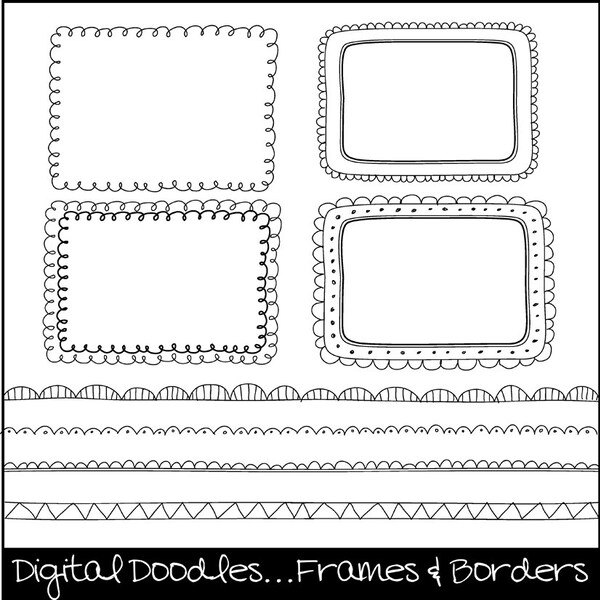 Doodle Border - Etsy