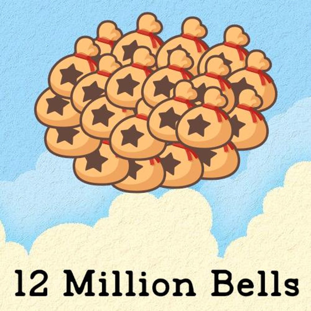 12 Million Bells Animal Crossing New Horizons Fast Delivery! ACNH I ...