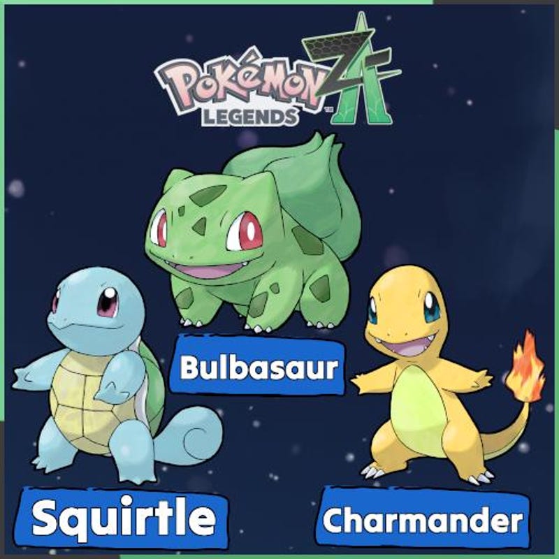 Kanto Starters - Etsy