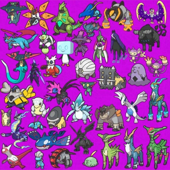 All Shiny Legendary Pokemon In X And Y