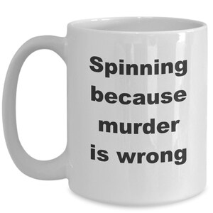 Funny Hand Spinner Coffee Cup, Mug, Gift for Handspinner, Wool Spinner ...