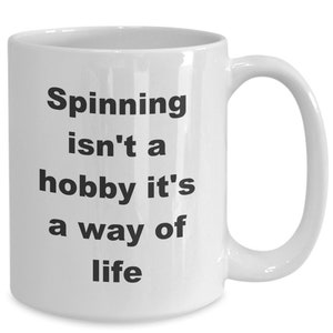 Hand Spinner Coffee Cup, Mug, Funny Gift Idea for Handspinner, Wool ...