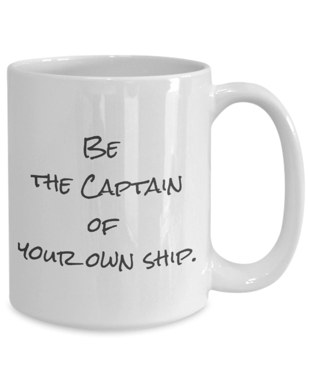 Be the Captain of Your Own Ship, Inspirational Mug, Inspirational Gift ...