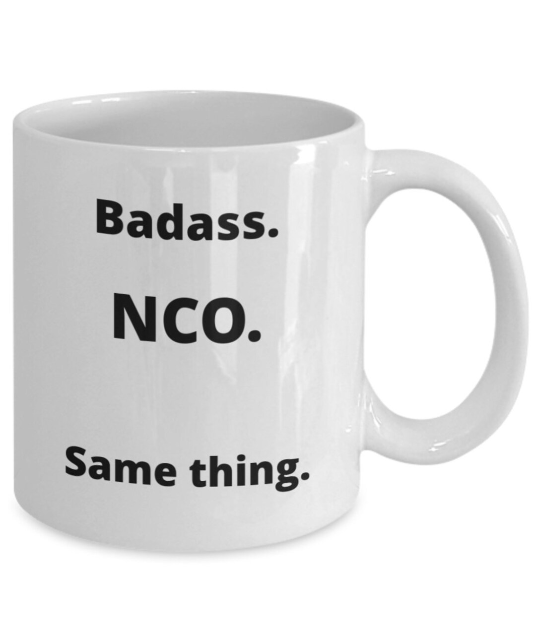 Funny NCO Mug Gift for NCO Noncommissioned Officer Army Navy Marine Air ...