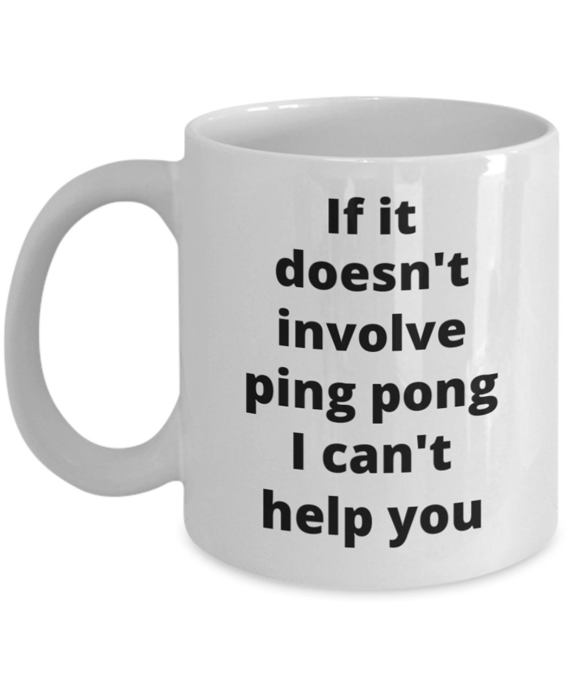 Ping Pong Coffee Mug Funny Gift Idea for Table Tennis Player - Etsy