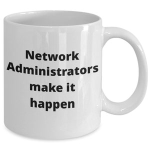 Network Administrator Coffee Mug Funny Gift Idea for Network Admin Boss ...