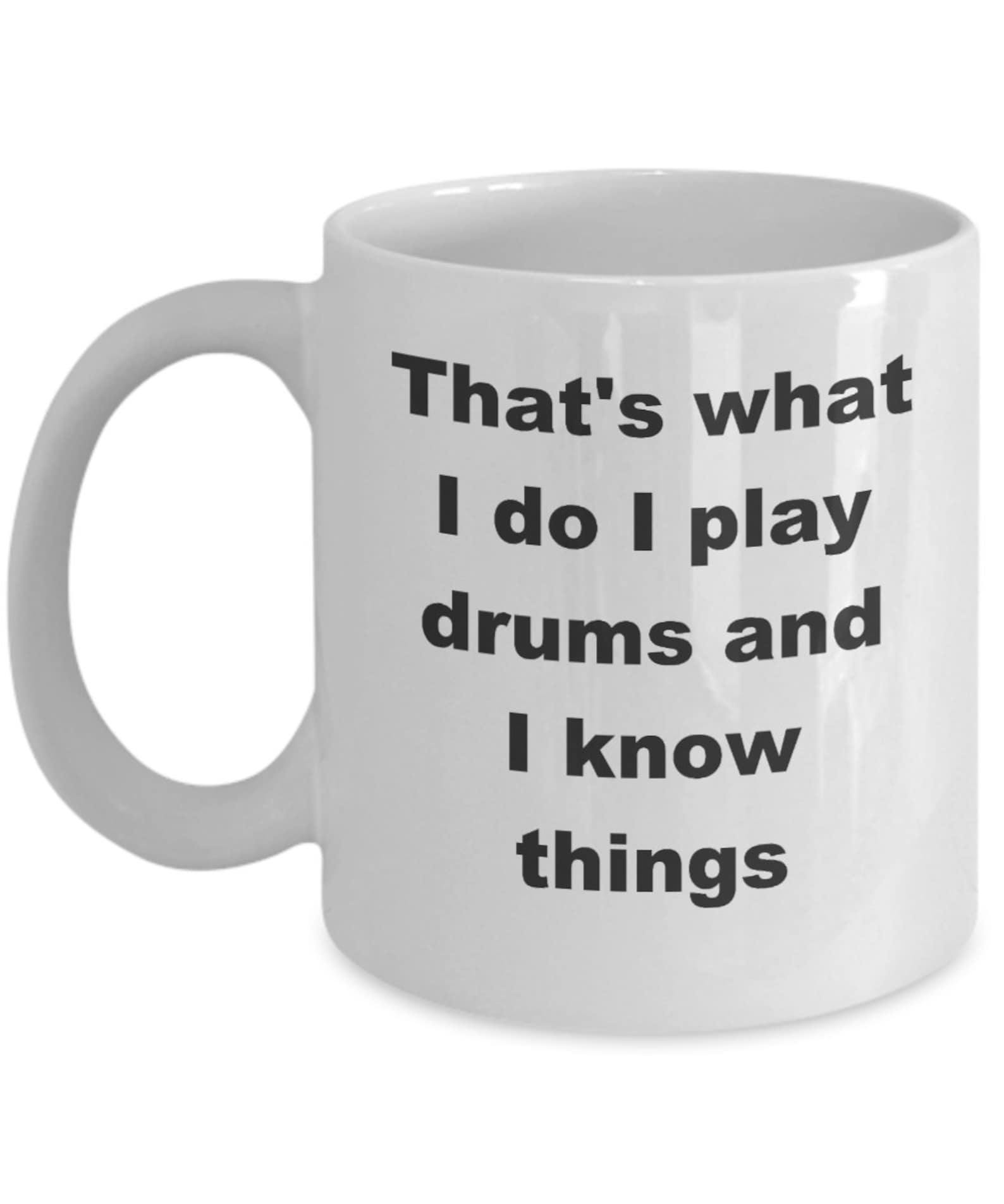 Drummer Coffee Mug Funny Gift Idea for Drum Player Percussionist ...