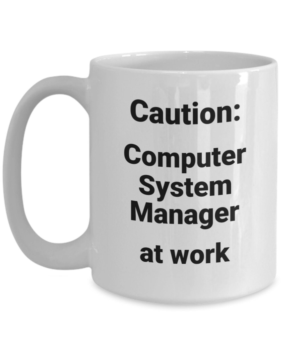 Computer System Manager Coffee Mug Funny Gift Idea for - Etsy