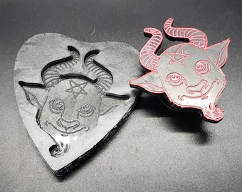 Sculpting & Forming Craft Supplies & Tools MTO Baphomet Kitty Mold etna ...