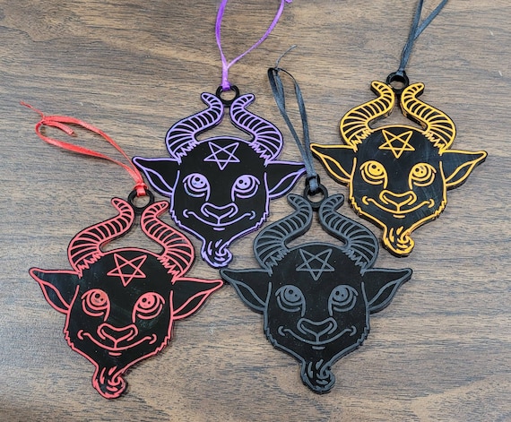 Baphomet Christmas Ornament Xmas Ornament | Etsy