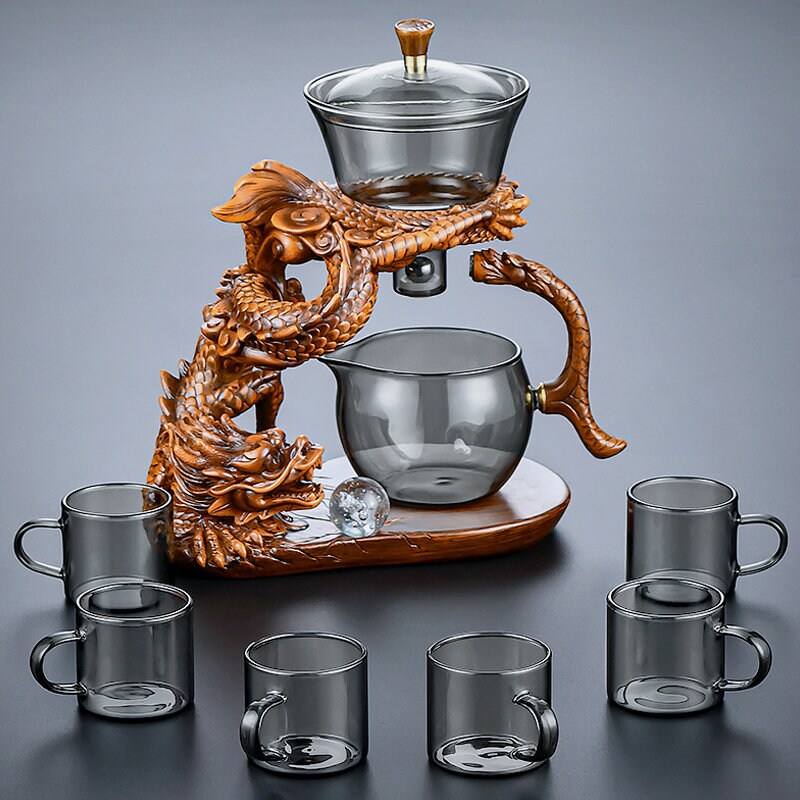 Glass Tea Set Heat-resistant Glass Tea Set Thickened Glass Teapot ...