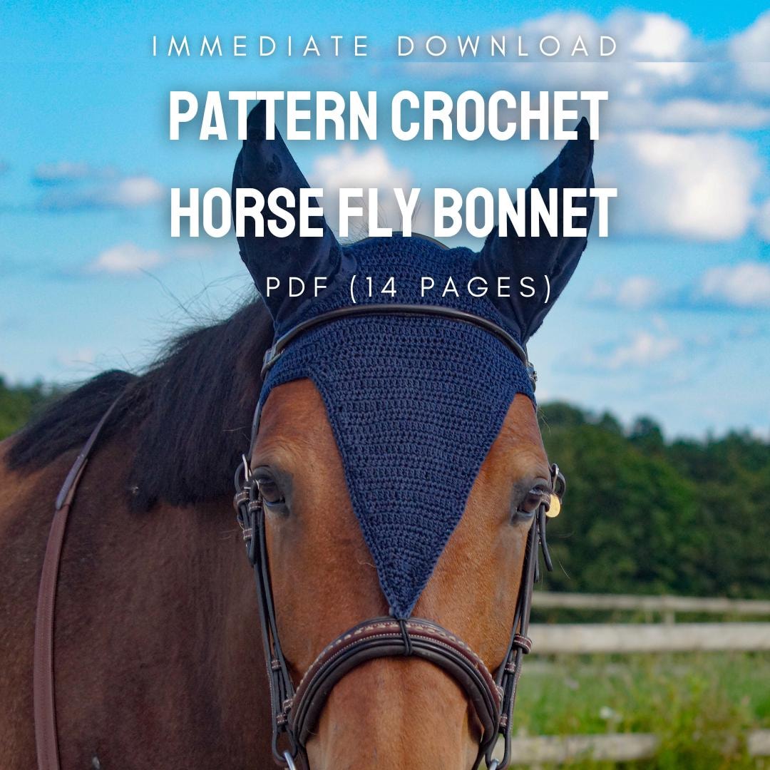 HORSE FLY Bonnet Pattern - PDF (english) - Etsy