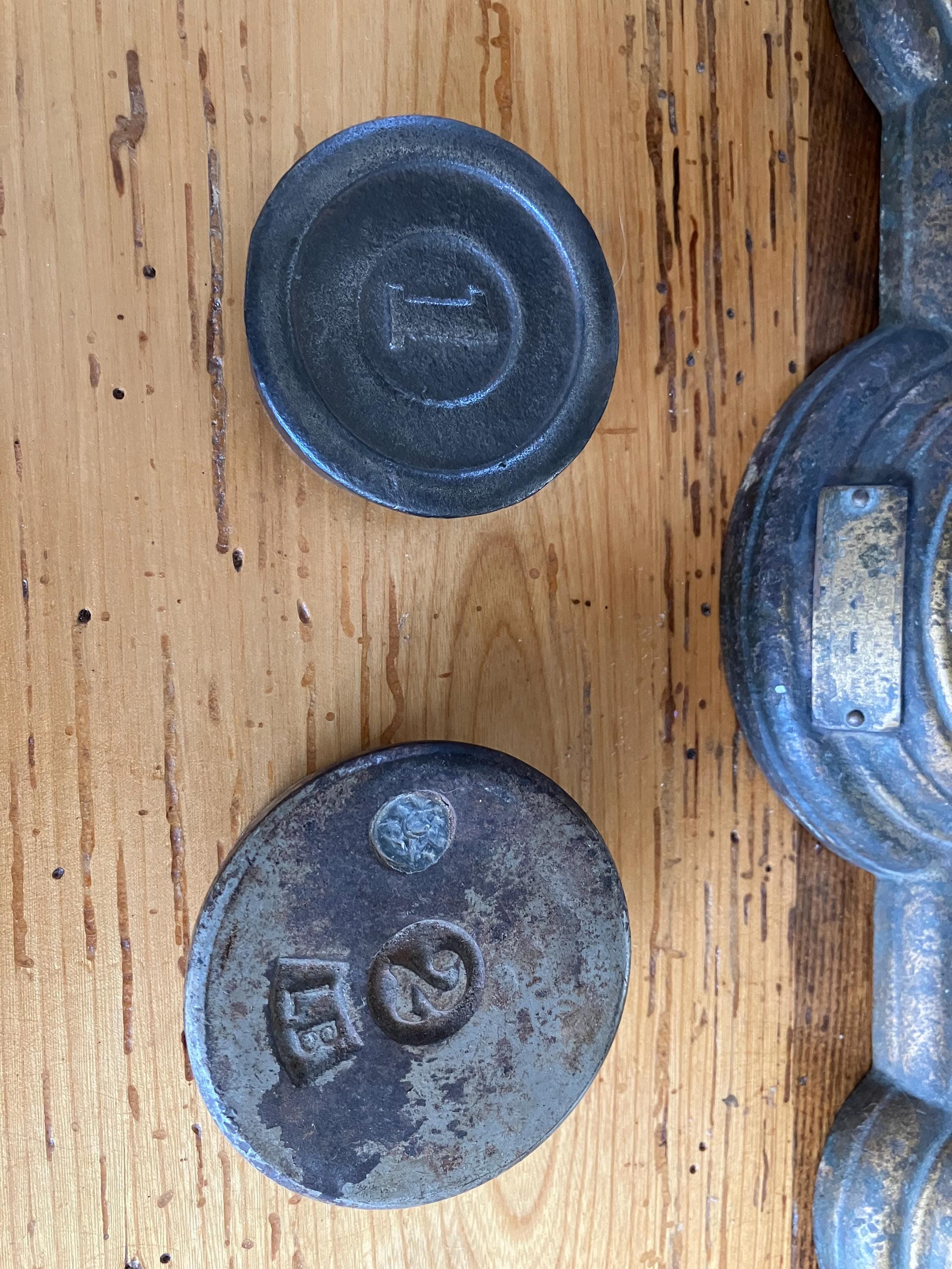 Antique C. Henry Troemner Scale (philadelphia, PA) With Two Original ...