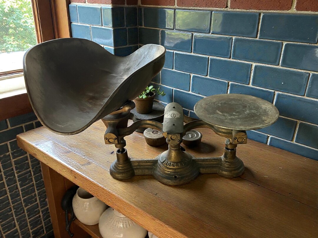 Antique C. Henry Troemner Scale (philadelphia, PA) With Two Original ...