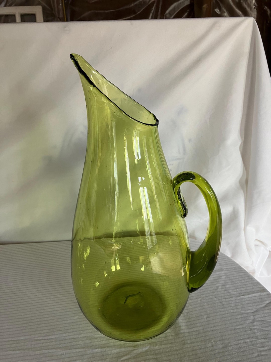 Mid Century Modern Handblown Blenko Pitcher - Etsy