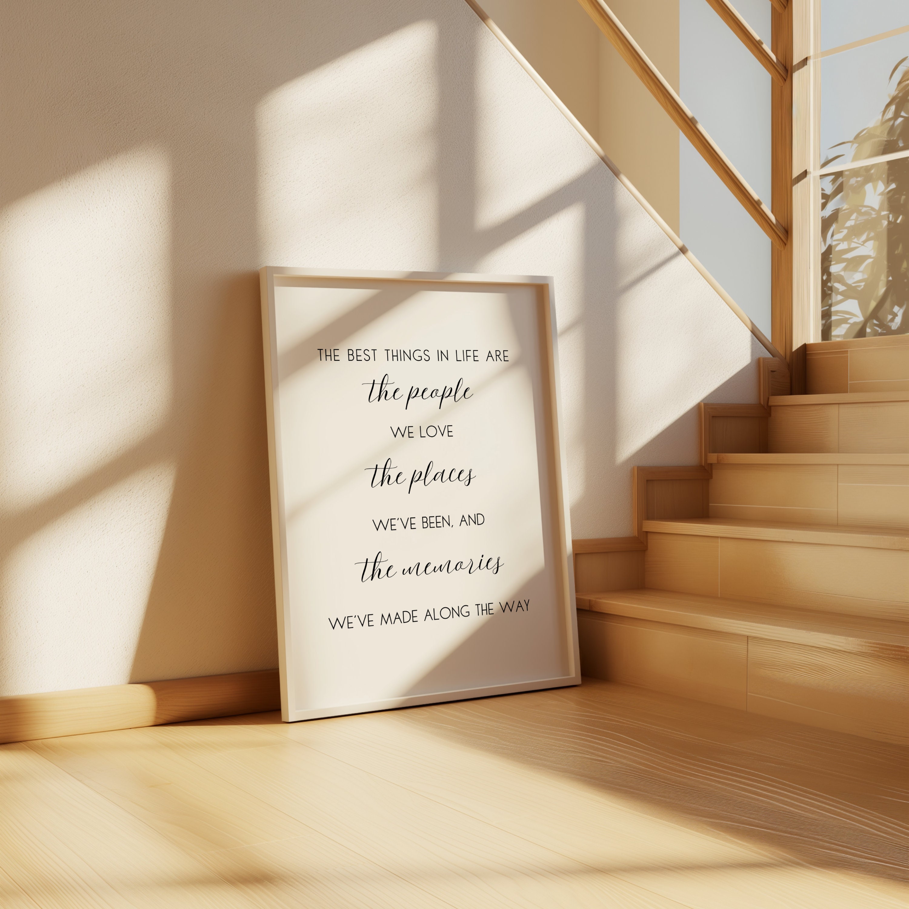 The Best Things in Life Are the People We Love Printable Wall Art ...
