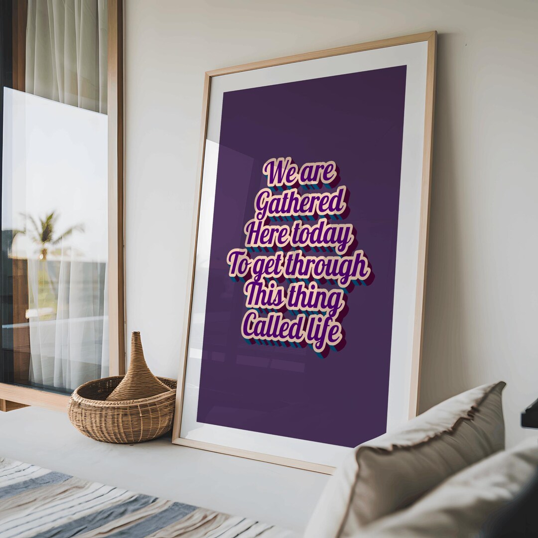 Song Lyrics Print Prince Wall Art Dearly Beloved Print Lyrics Print ...