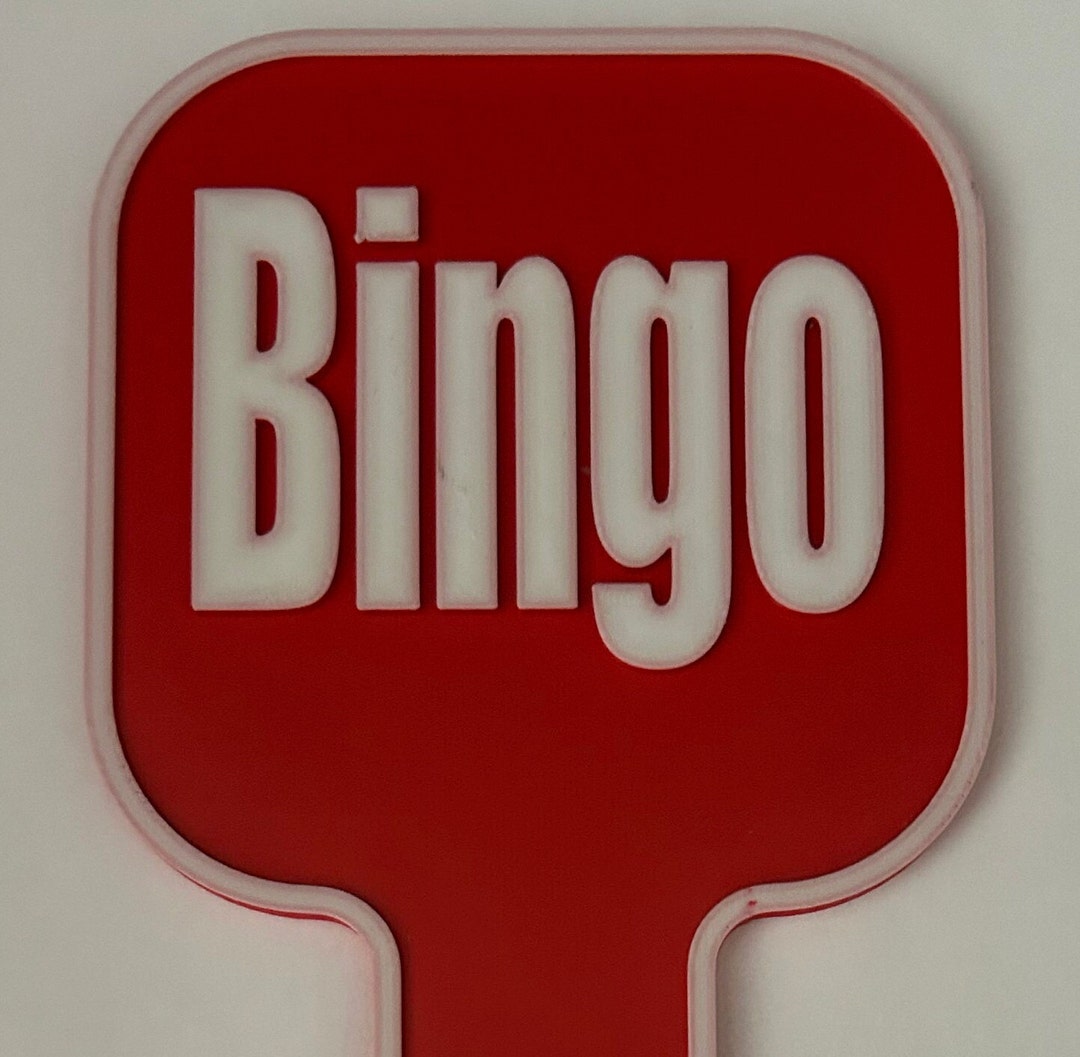 Bingo,bingo Paddles - Etsy