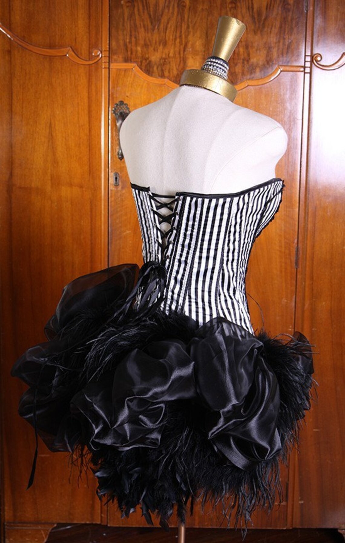 The Velvet Circus Ringmaster Burlesque Corset Costume S - Etsy