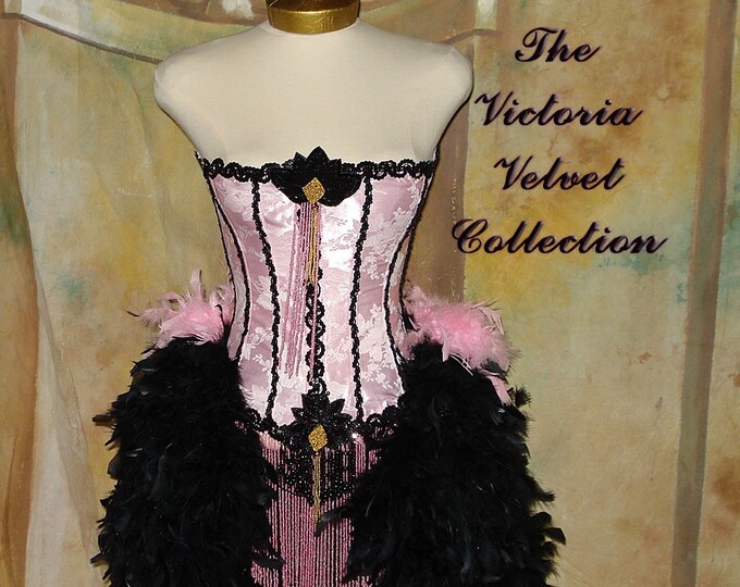 The Satine III Moulin Rouge Burlesque Corset Costume S-XL - Etsy