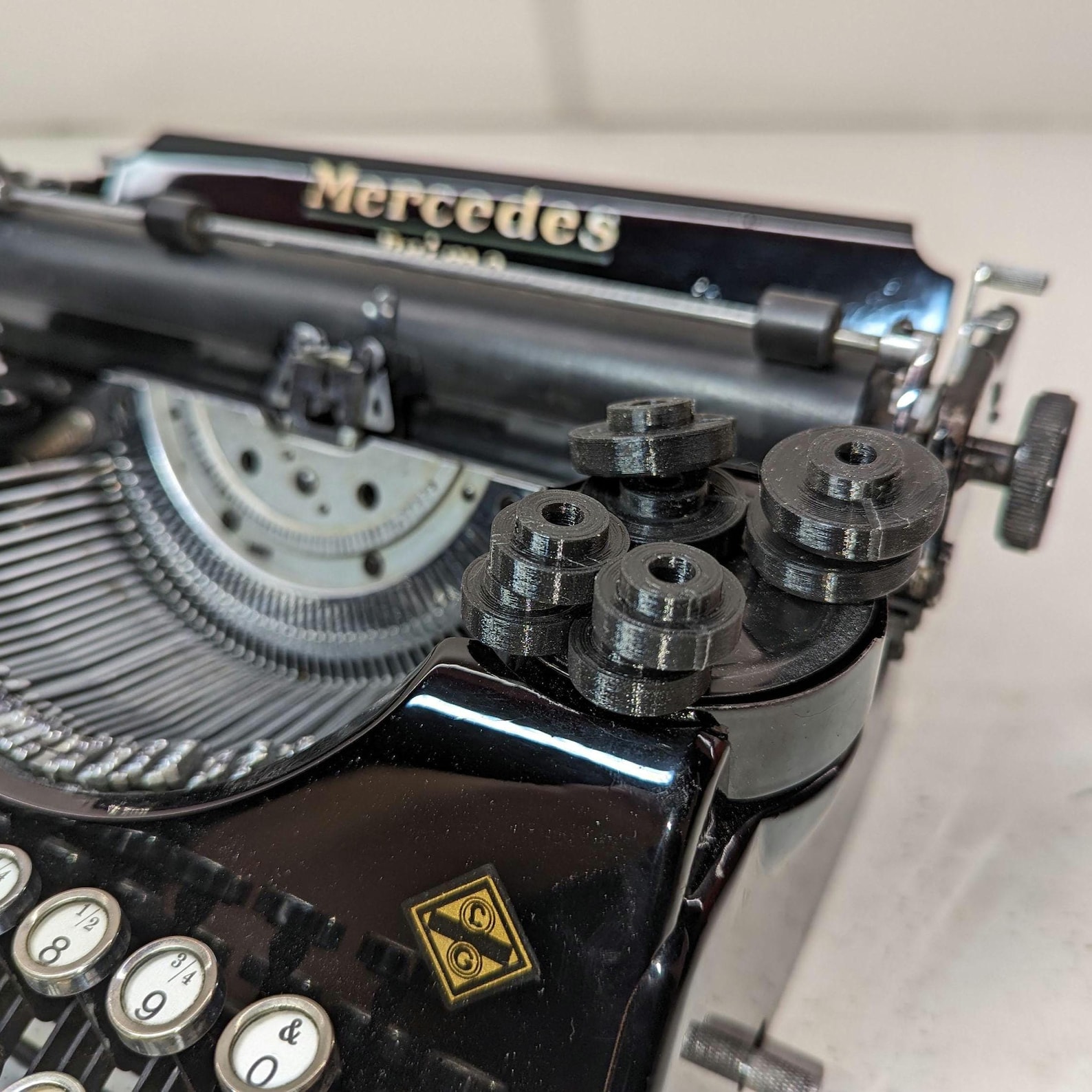 Mercedes Prima / Superba Typewriter and Case Feet- Set of 8 Pieces - Etsy