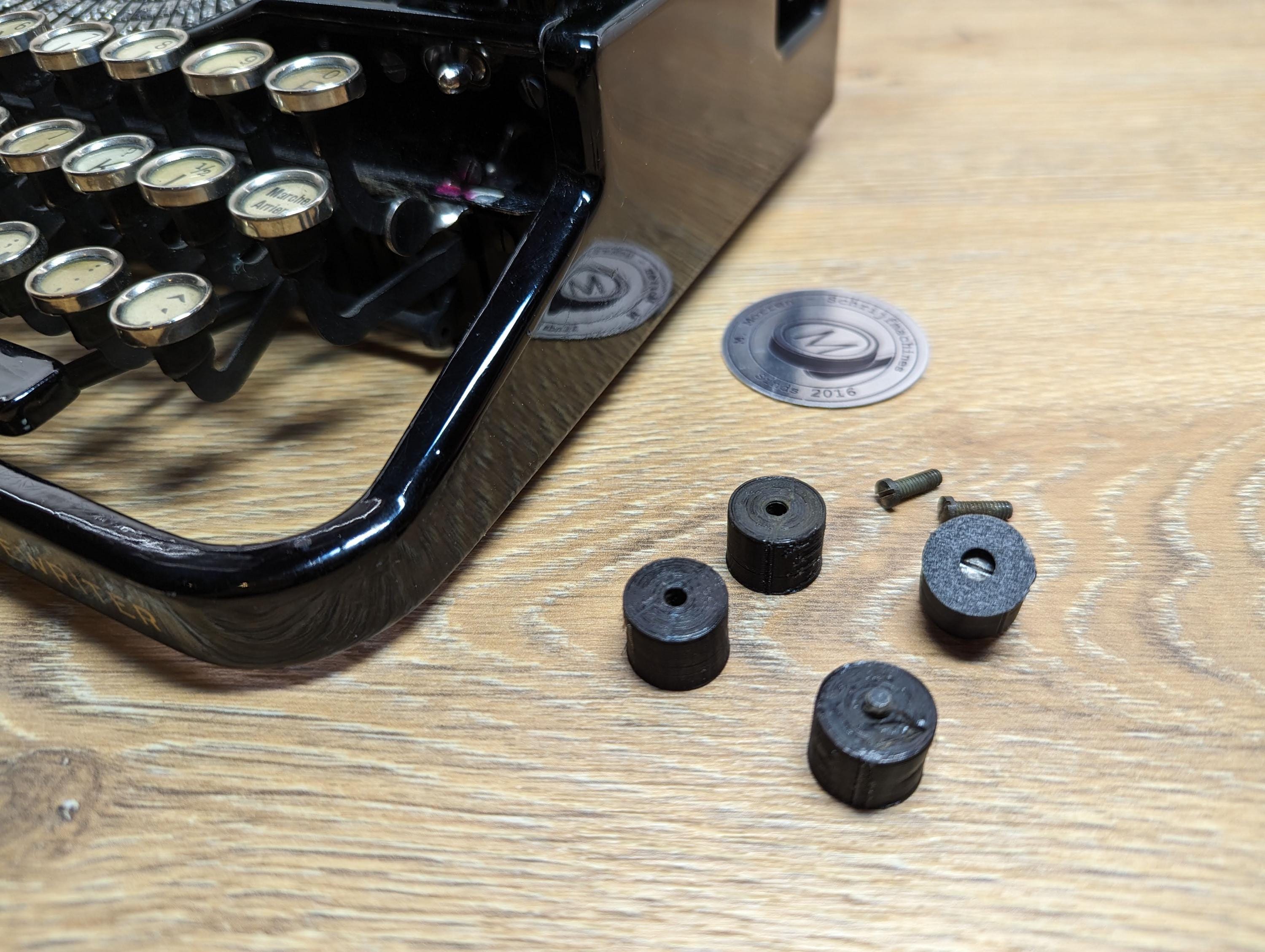 Underwood 3 Bank (early) Typewriter Feet - Set of 4 - Etsy