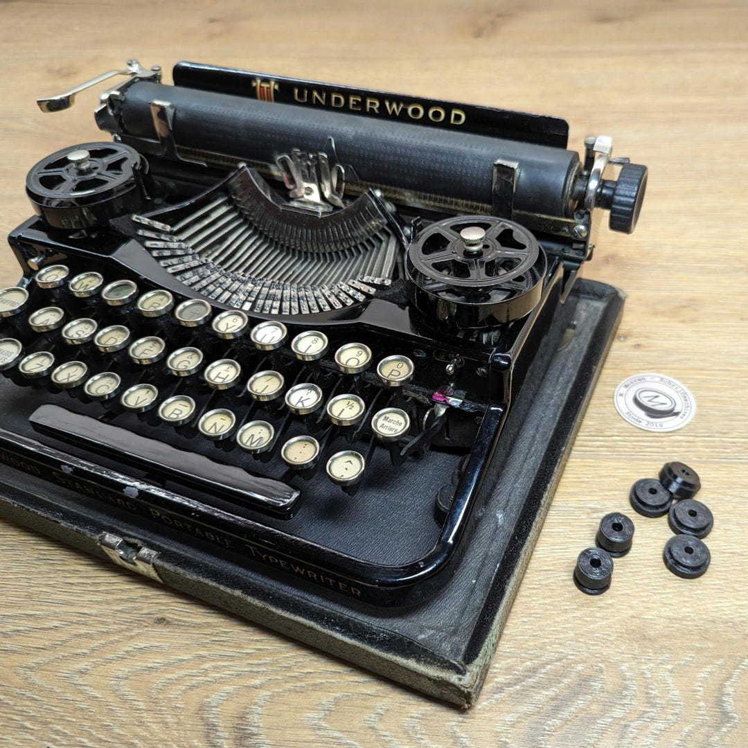 Underwood 3 Bank Typewriter Case Feet - Set of 6 - Etsy