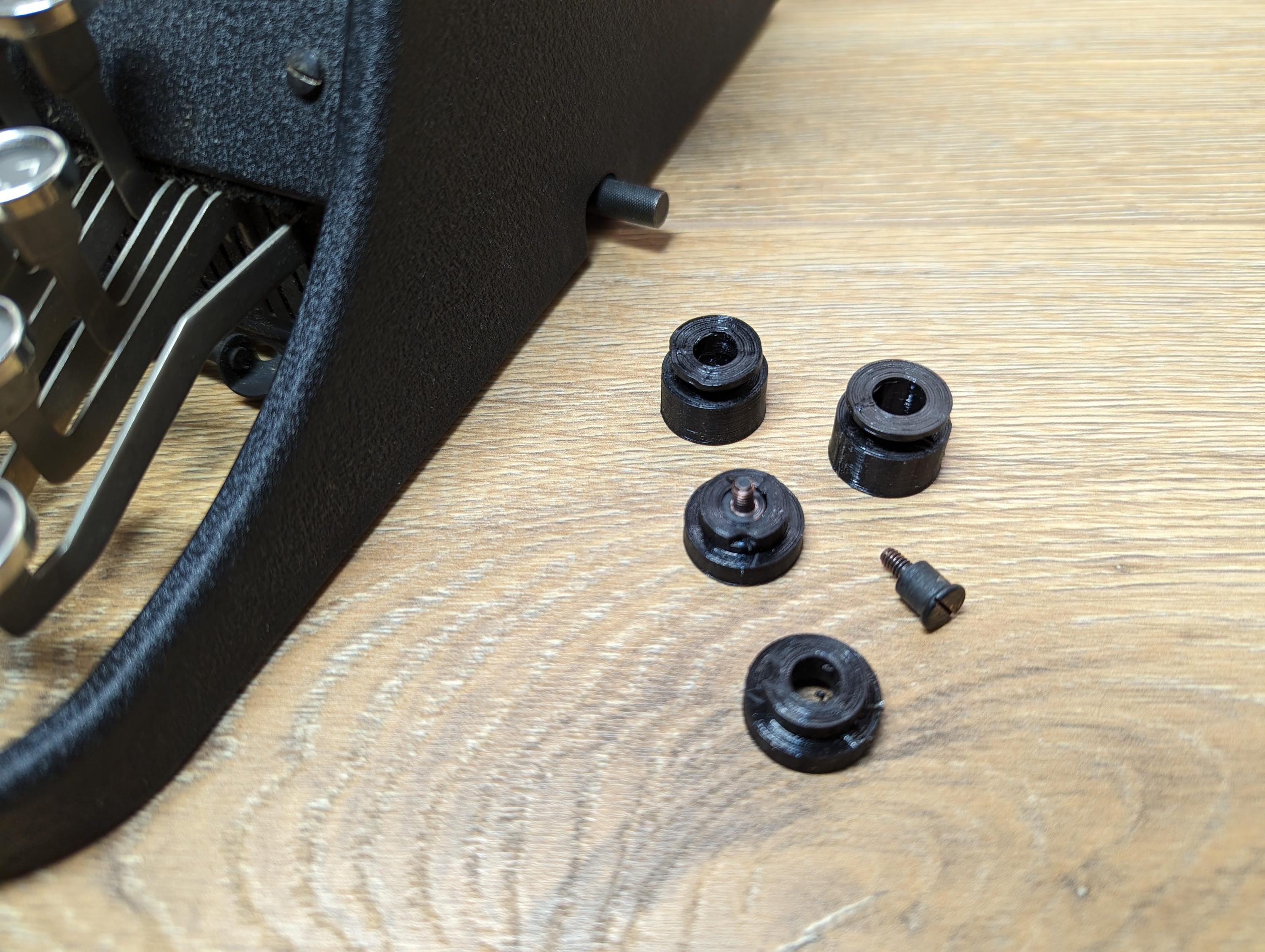 Underwood 4 Bank Portable late, Round Typewriter Feet Set of 4 - Etsy