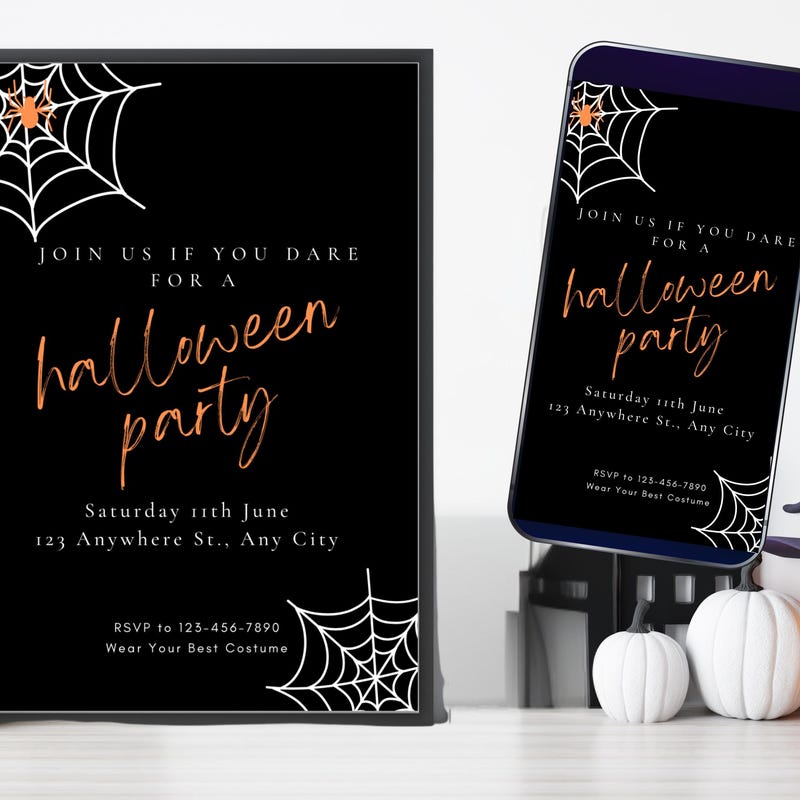 Halloween Invite - Etsy