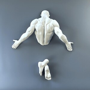 Man Coming Out of Wall Sculpture, 32 Cm - 12.5 In, Wall Art - Etsy