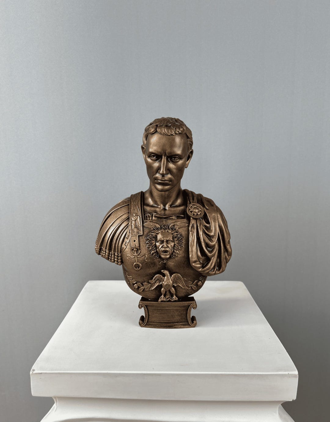 Julius Caesar Bust Statue, 25 Cm - 9.8 In, Caesar Bust Sculpture, Roman ...