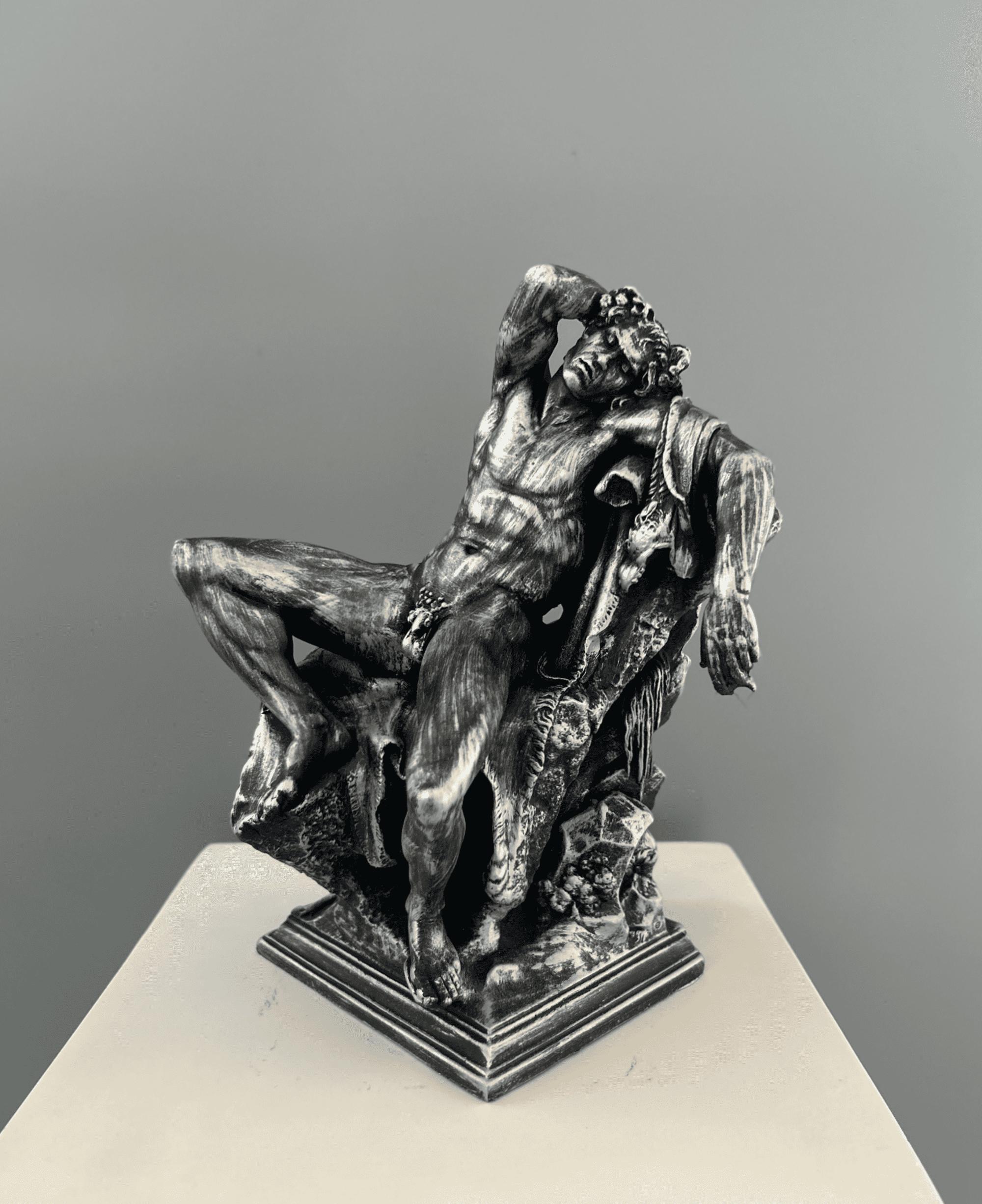 Barberini Faun - Drunken Satyr Statue, 24 Cm - 9.5 In, Greek Statue ...