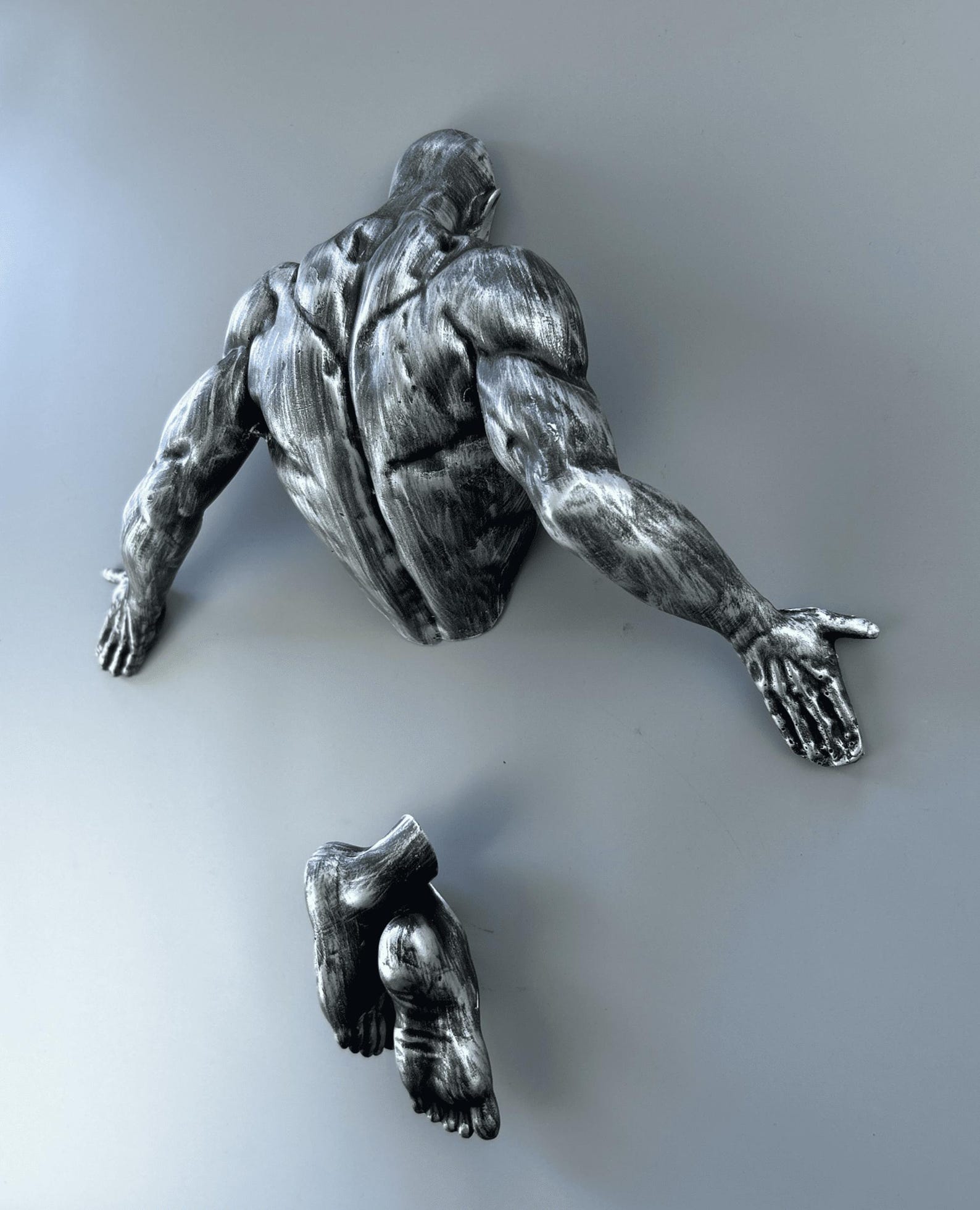 Man Coming Out of Wall Sculpture, 32 Cm - 12.5 In, Wall Art - Etsy