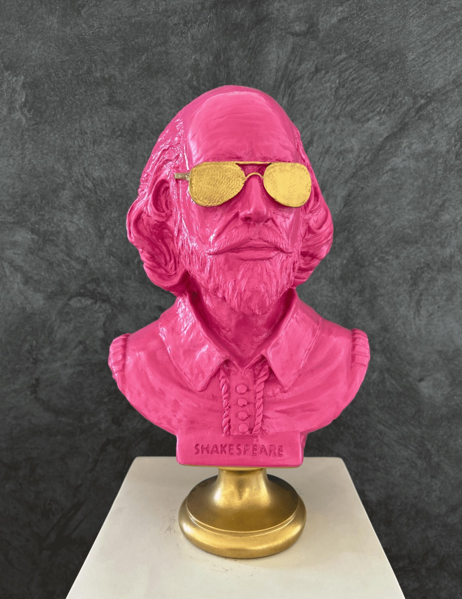 Shakespeare Pop Art Statue, 40 Cm - 15.8 In, Shakespeare Decor, Modern ...
