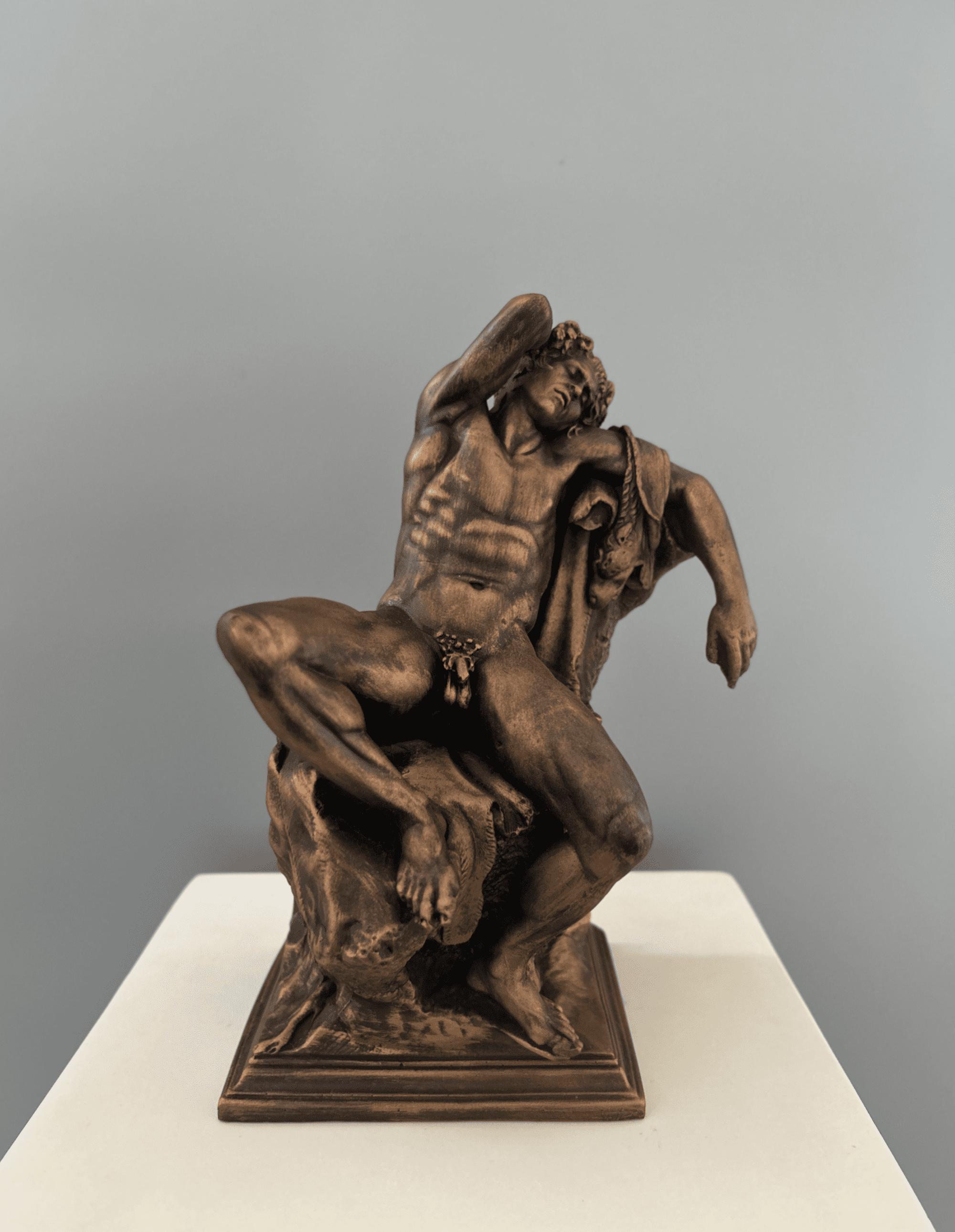 Barberini Faun - Drunken Satyr Statue, 24 Cm - 9.5 In, Greek Statue Sculpture - Etsy