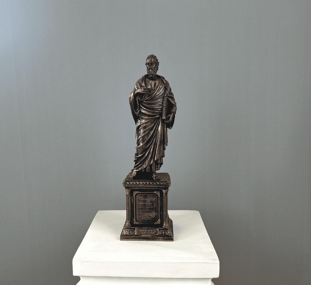 Socrates Bust Statue, 36cm - 14.2 In, Greek Statue, Philosopher ...