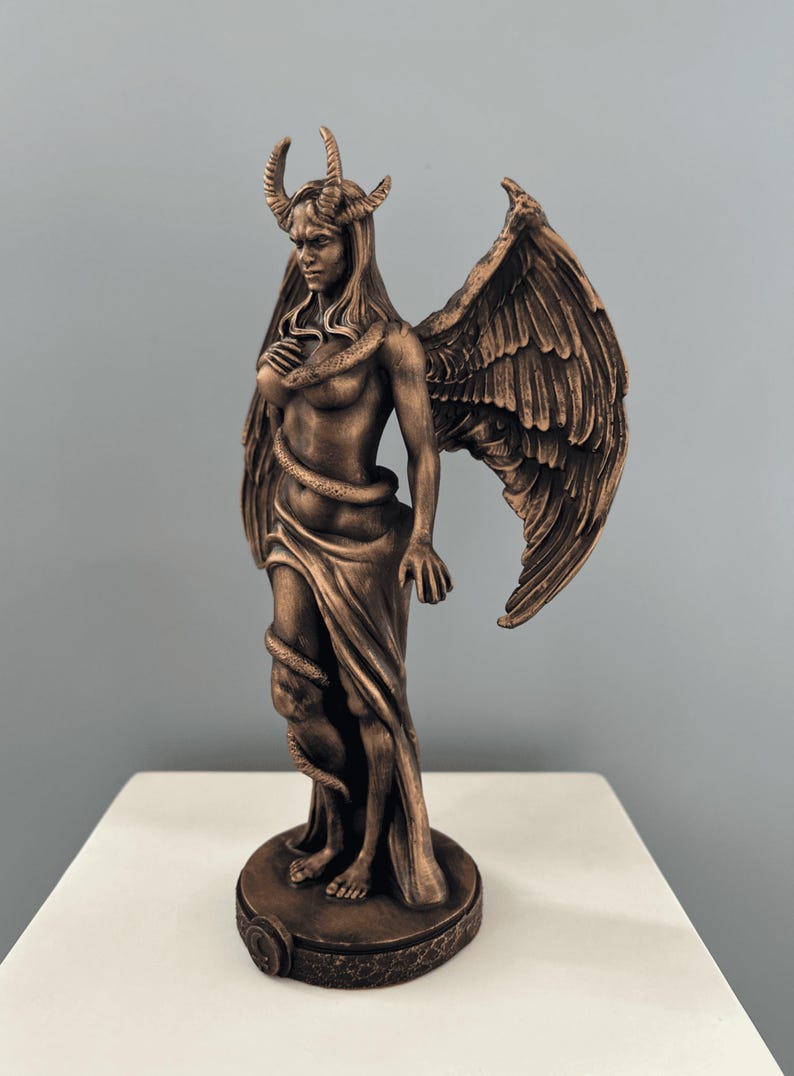 Lilith Statue, 28 Cm 11 In, Bust Sculpture, Goddess Statue, Greek ...